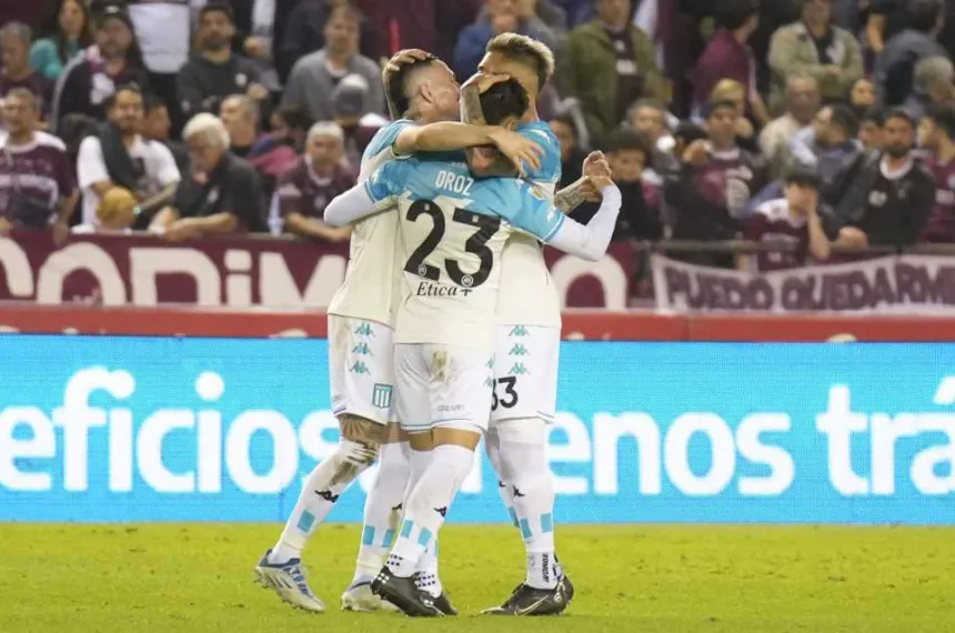 Racing venció a Lanús y es el nuevo líder de la Liga Profesional :: El ...