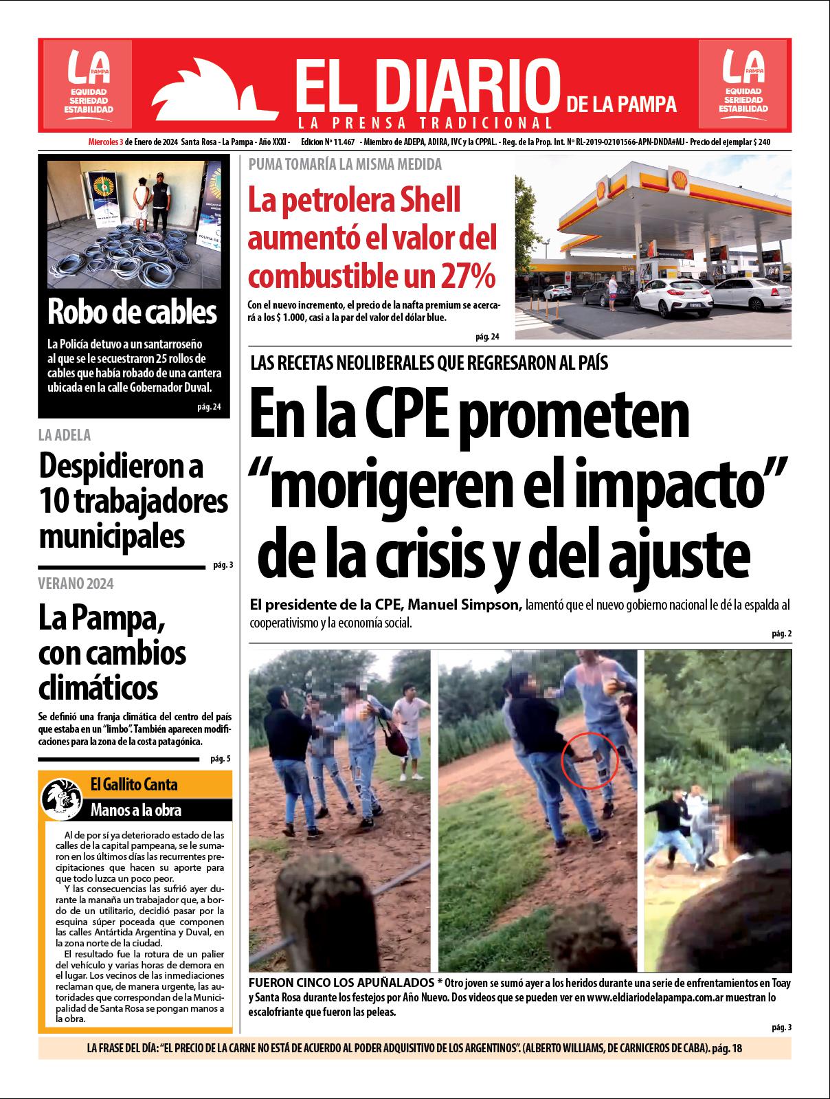 Tapa de El Diario en papel domingo 03 de diciembre de 2023 :: El Diario ... Tapa de El Diario en papel domingo 03 de diciembre de 2023 :: El Diario ...