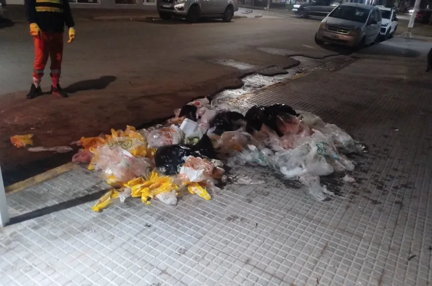 Una pollería arrojó residuos a la vereda y fue denunciada por los ...